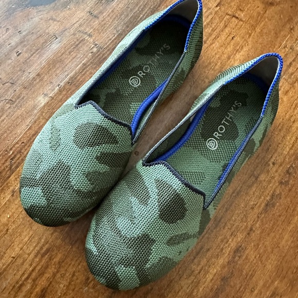 Rothy's | Shoes | Rothys Kids Loafers In Olive Camo Size 4 | Poshmark